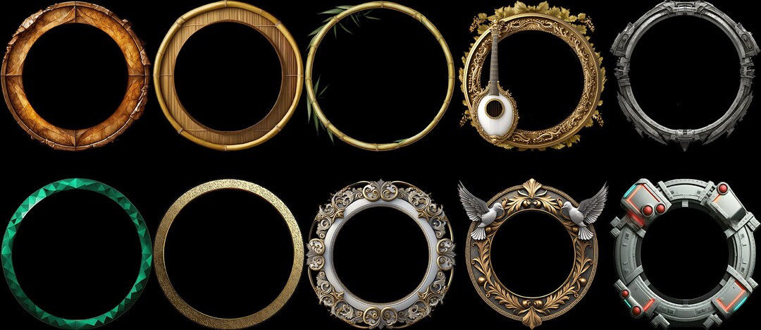 VTT Token Frames/token - Token Pack 21 - Etsy