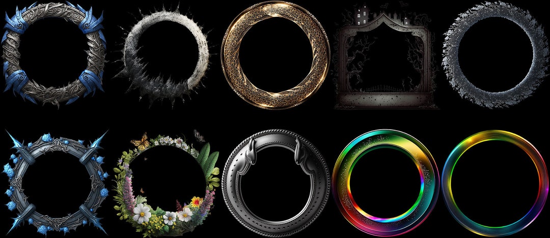 VTT Token Frames/token - Token Pack 4 - Etsy