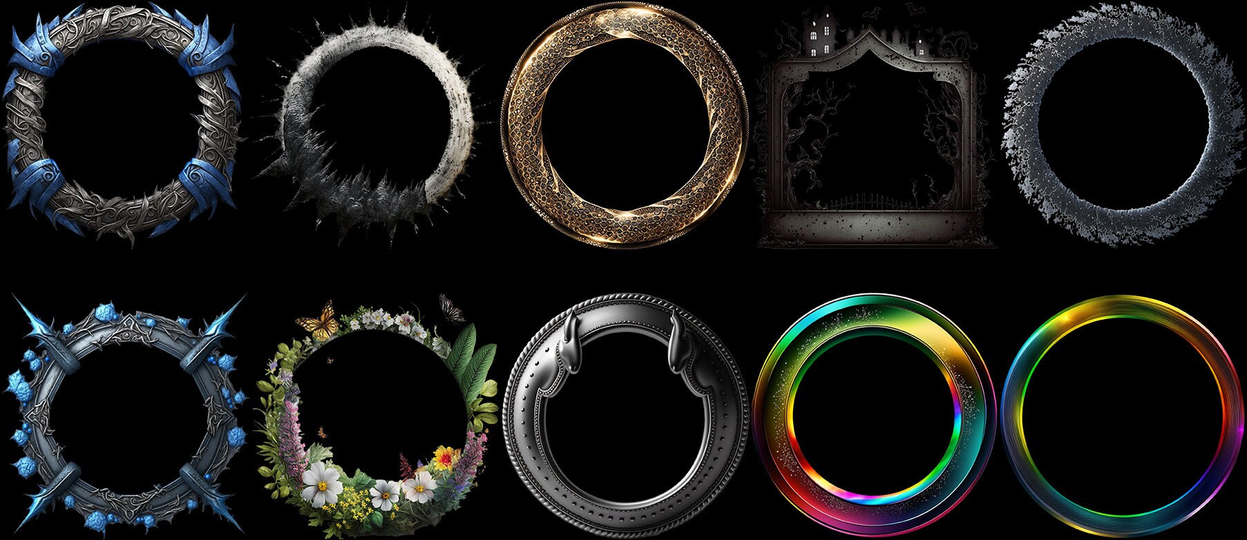 VTT Token Frames/token - Token Pack 4 - Etsy