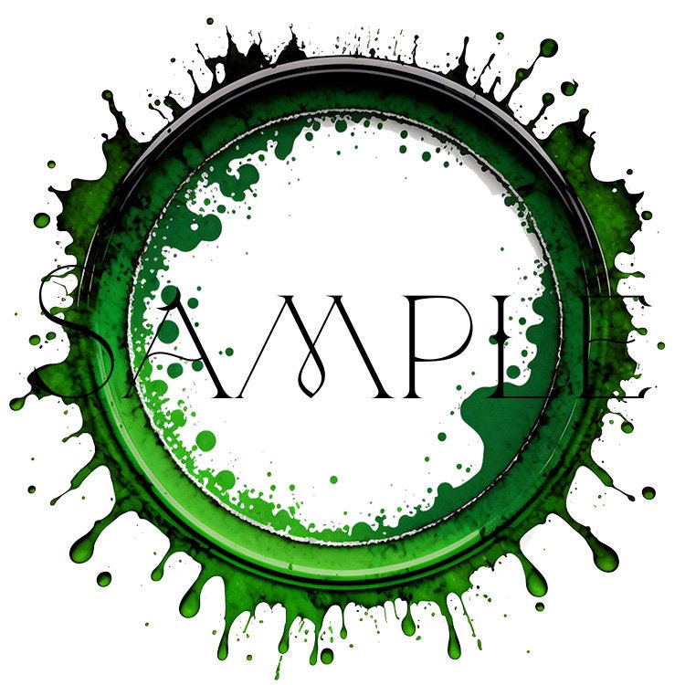 VTT Token Frames/token Border Acid Splatter W/custom Masks - Etsy