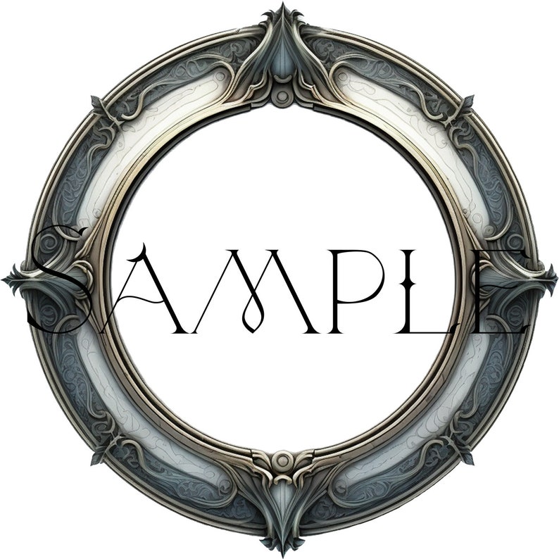 VTT Token Frames/token Border Stone Temple 2 - Etsy