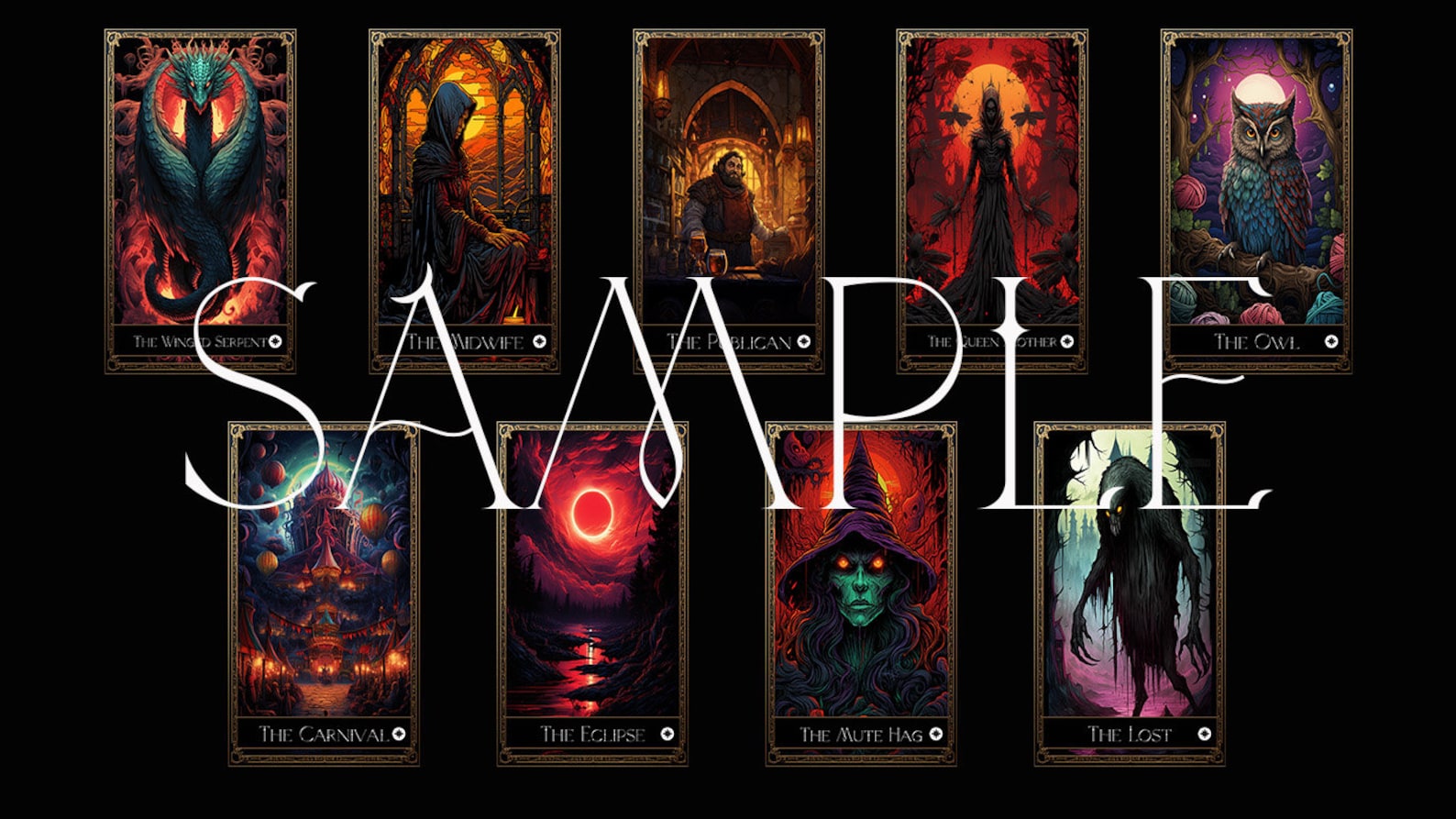 Pathfinder Harrow Deck Reimagined W/ Alignment Physical - Etsy Canada