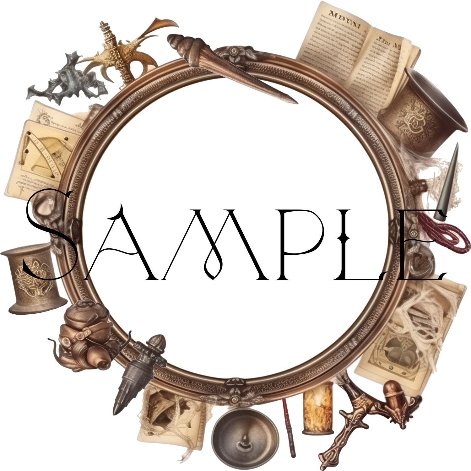 VTT Token Frames/token Border Alchemist's Trove Circle - Etsy