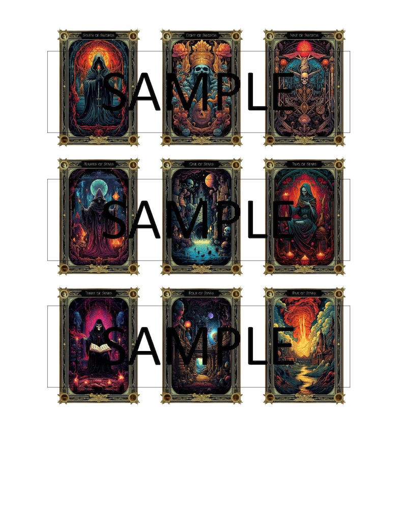 Tarokka Deck for Curse of Strahd - Etsy