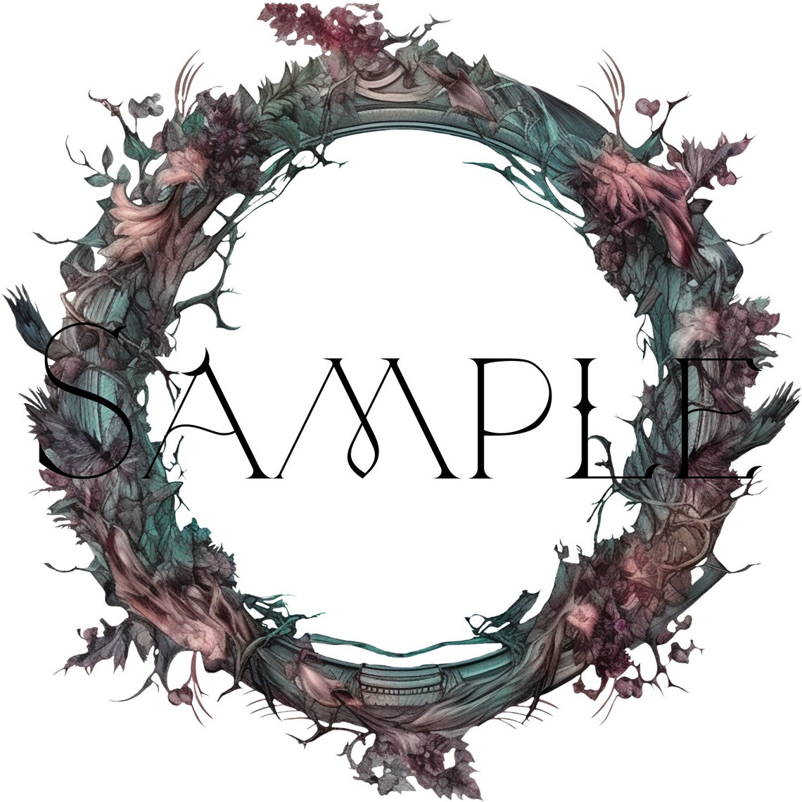 VTT Token Frames/token Border Enchanted Florabound Oval - Etsy