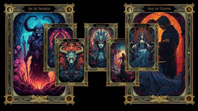 Tarokka Deck for Curse of Strahd - Etsy