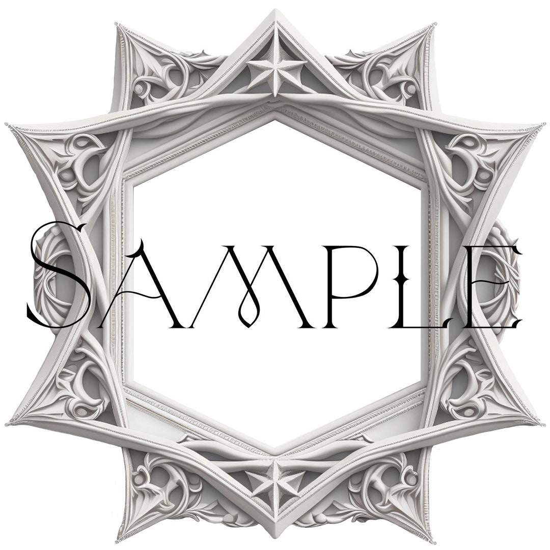 VTT Token Frames/token Border Star 2 - Etsy