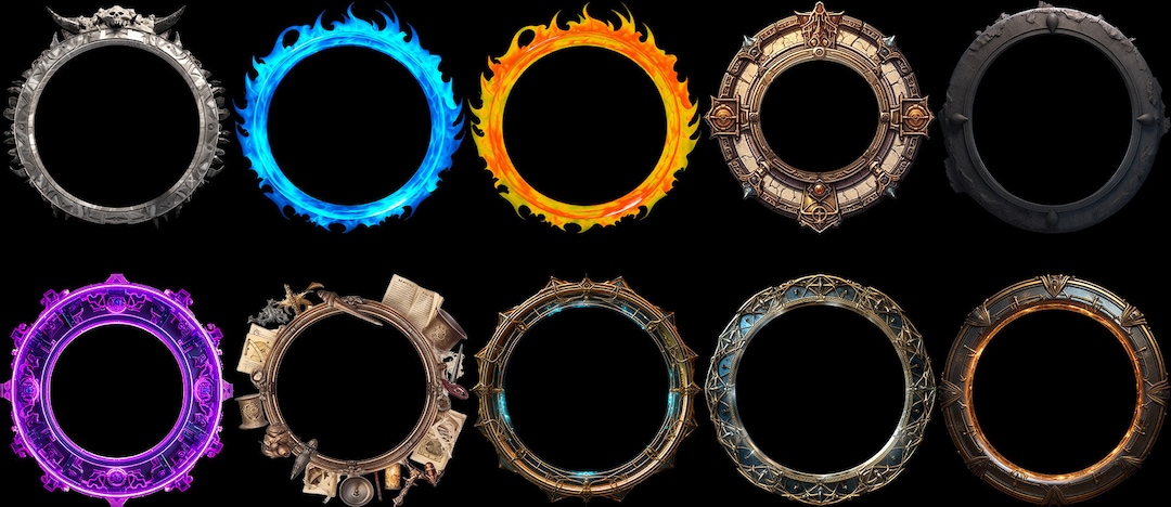 VTT Token Frames/token - Token Pack 17 - Etsy