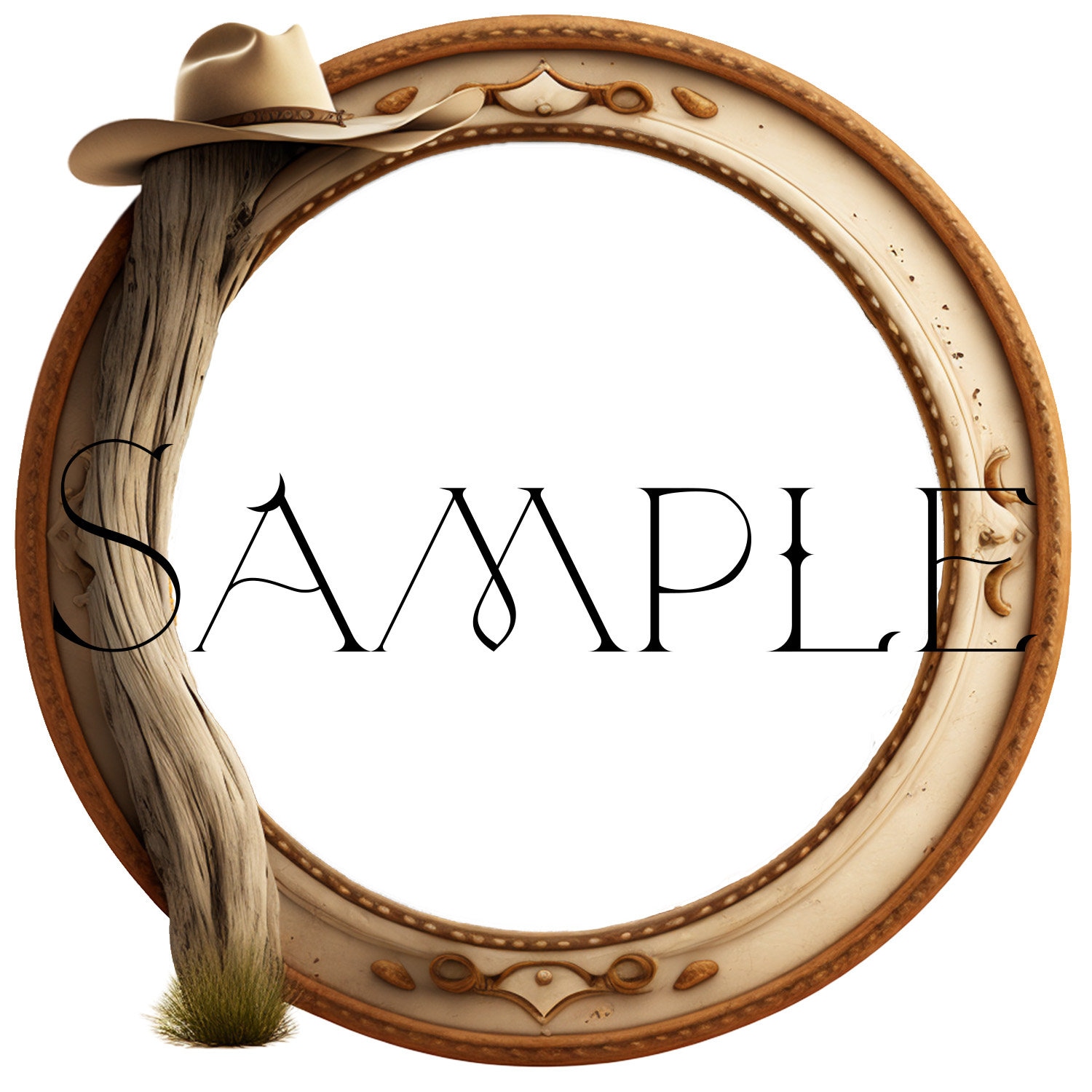 VTT Token Frames/token Border Cowboy V1 - Etsy