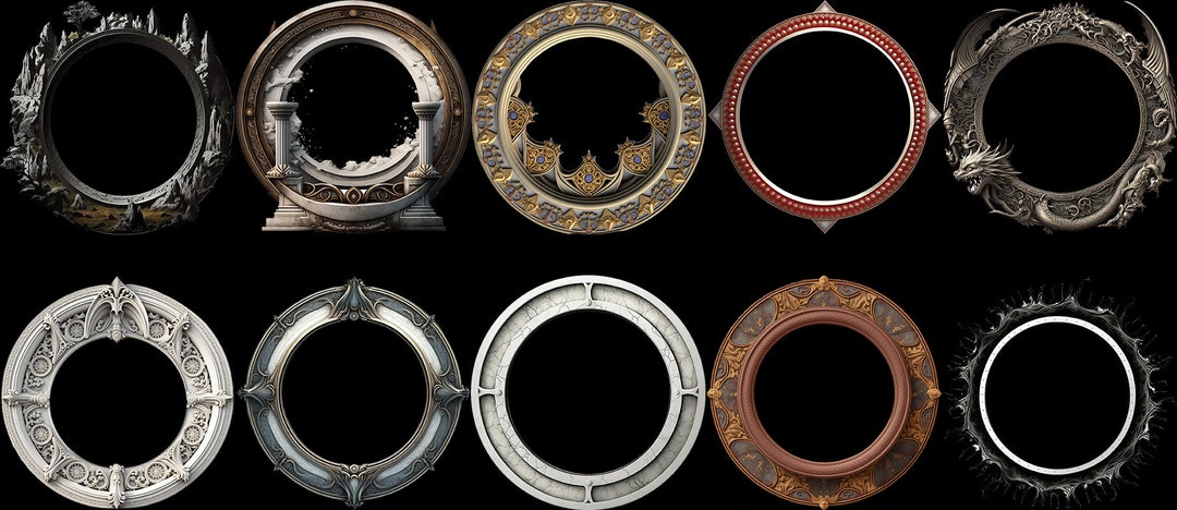 VTT Token Frames/token - Token Pack 22 - Etsy