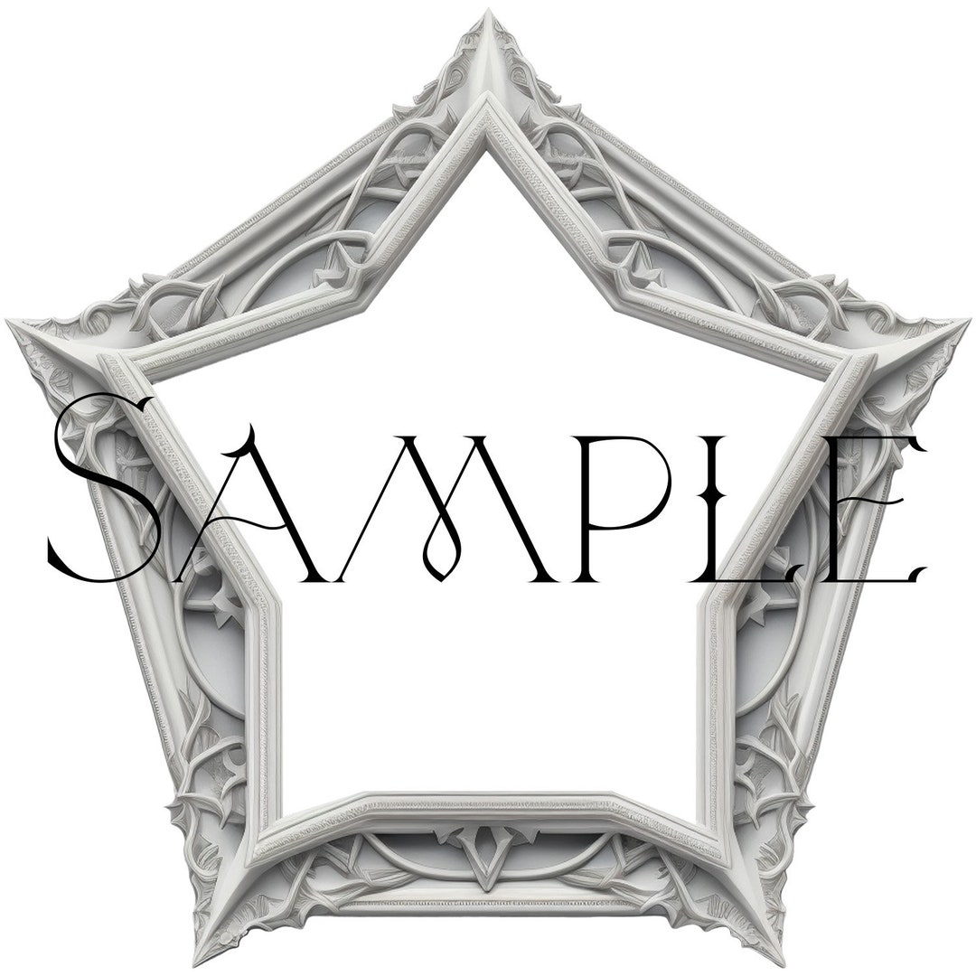 VTT Token Frames/token Border Star 3 - Etsy