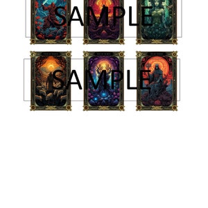 Tarokka Deck for Curse of Strahd - Etsy