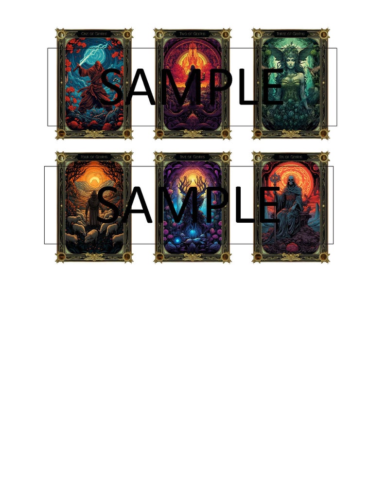 Tarokka Deck for Curse of Strahd - Etsy