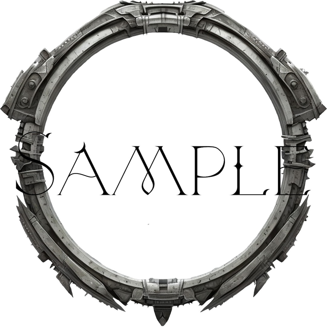 VTT Token Frames/token Border Dark Metal Robotic - Etsy