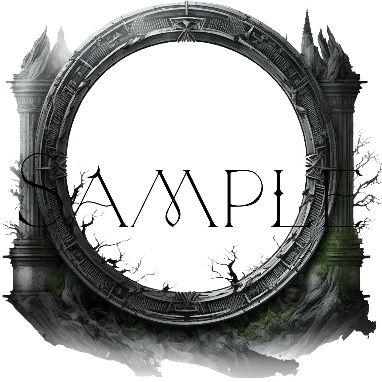 VTT Token Frames/token Border Dark Castle - Etsy