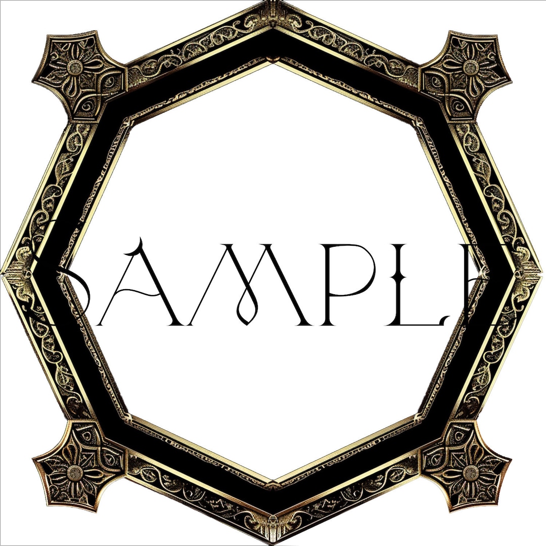 VTT Token Frames/token Border Octagonal Ornate Seal - Etsy