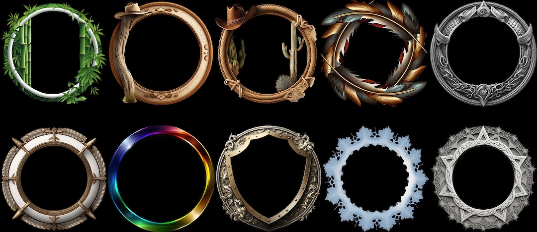 VTT Token Frames/token - Token Pack 5 - Etsy