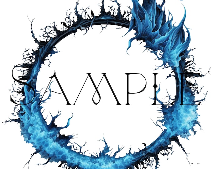 VTT Token Frames/token Border Arcane Fire blue W/custom Masks - Etsy