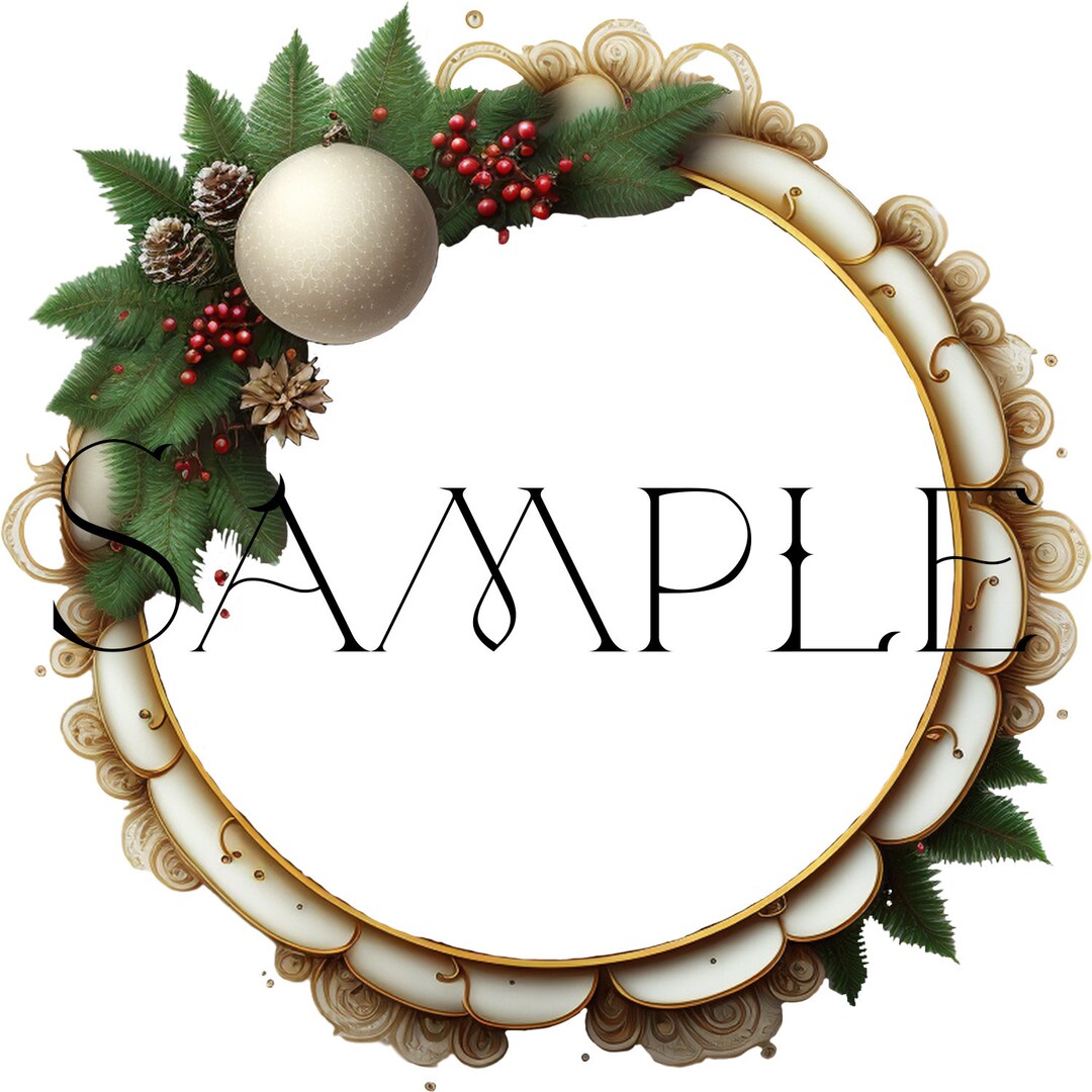VTT Token Frames/token Holly Wreath 1 - Etsy