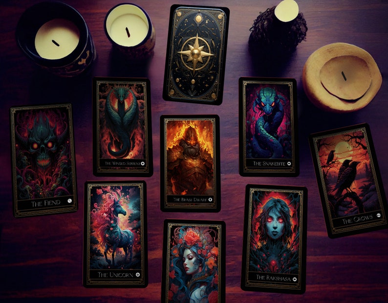 Pathfinder - Harrow Deck Reimagined W/ Alignment and Suits W/lost Cards ...