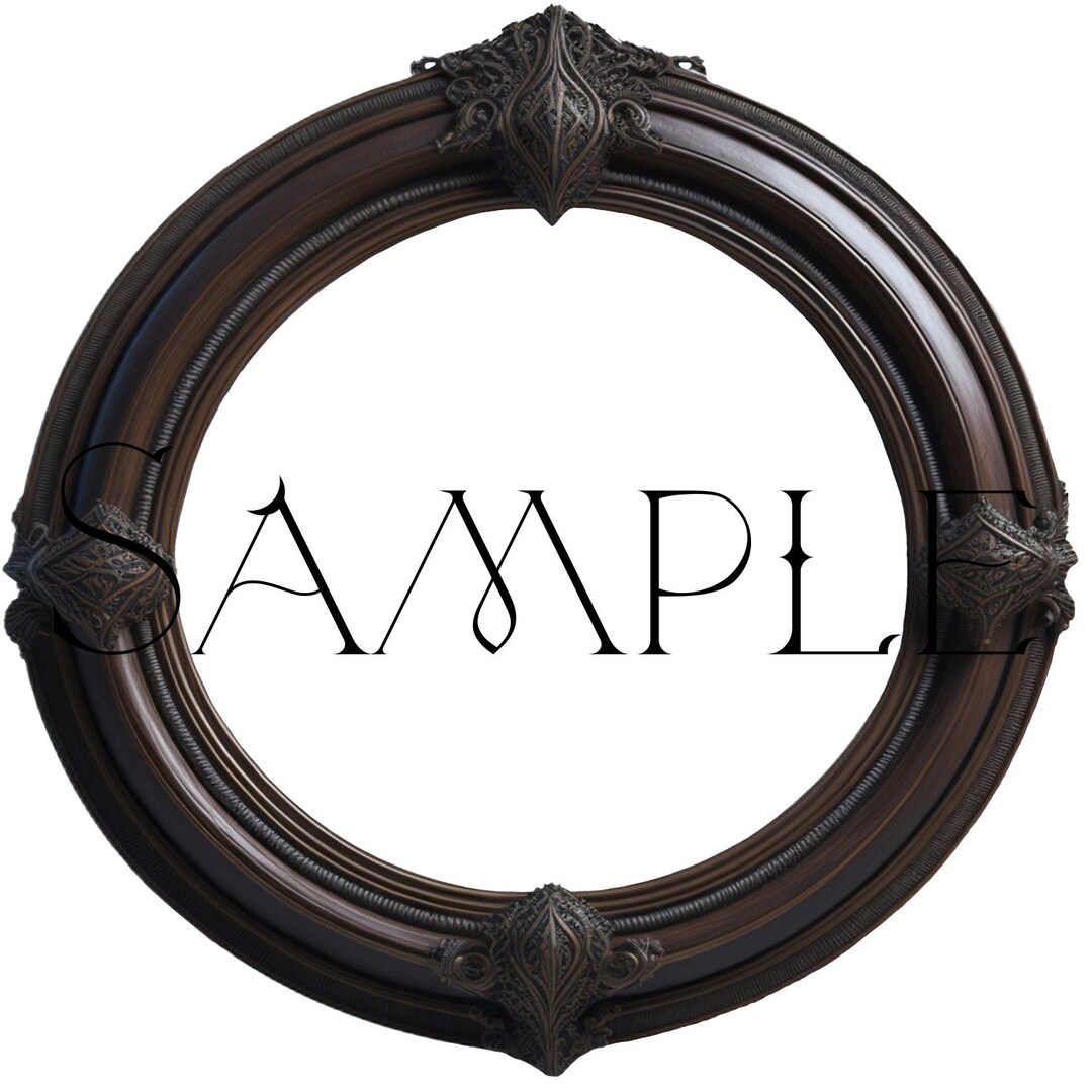 VTT Token Frames/token Border Gothic Nocturne Circle - Etsy