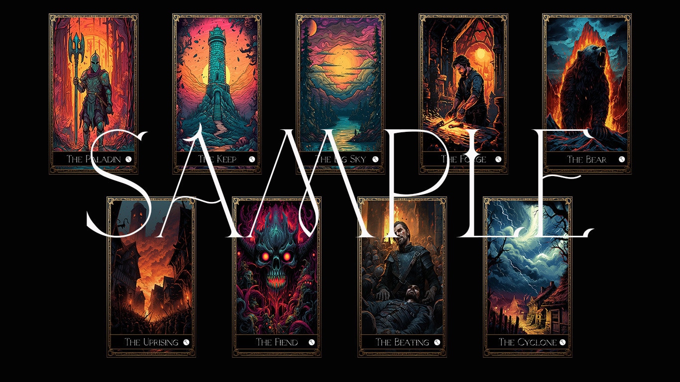 Pathfinder Harrow Deck Reimagined W/ Alignment Physical - Etsy Canada