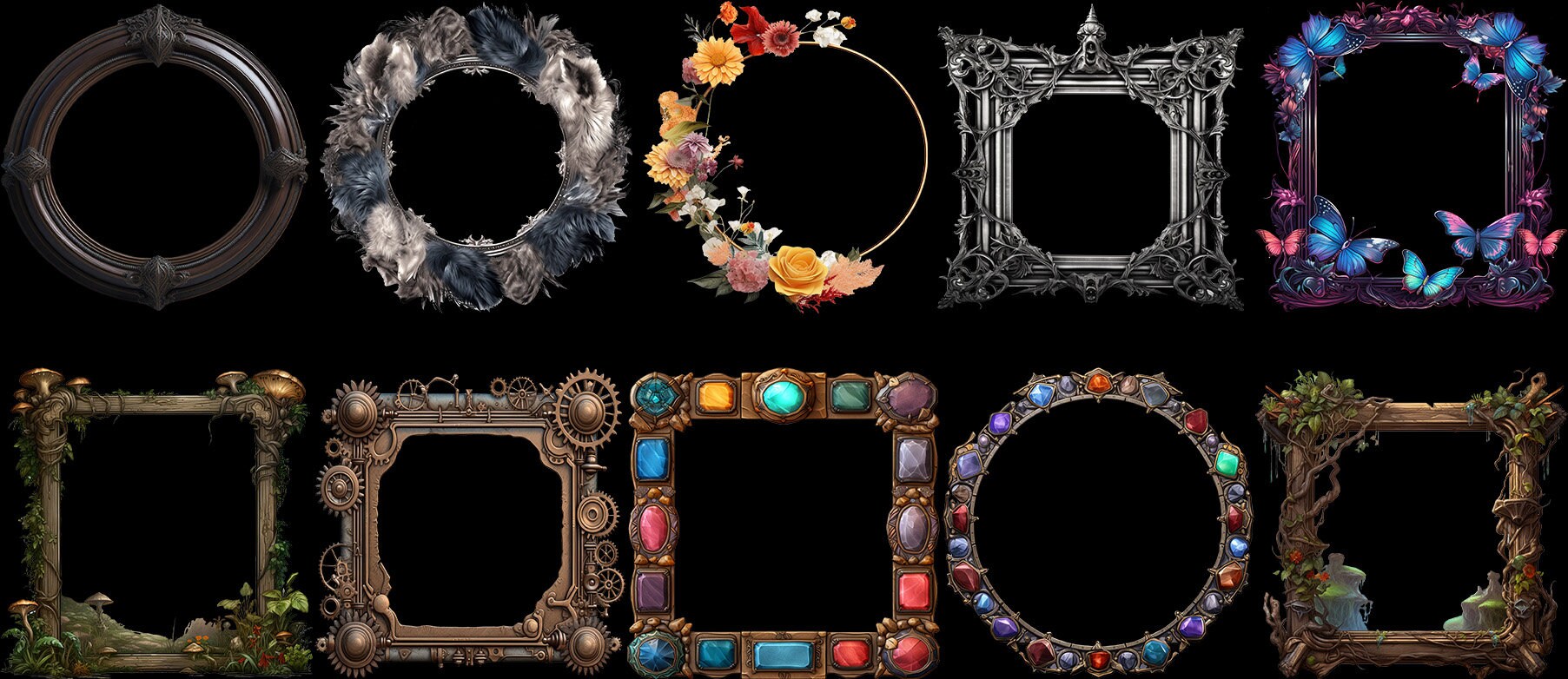 VTT Token Frames/token - Token Pack 18 - Etsy