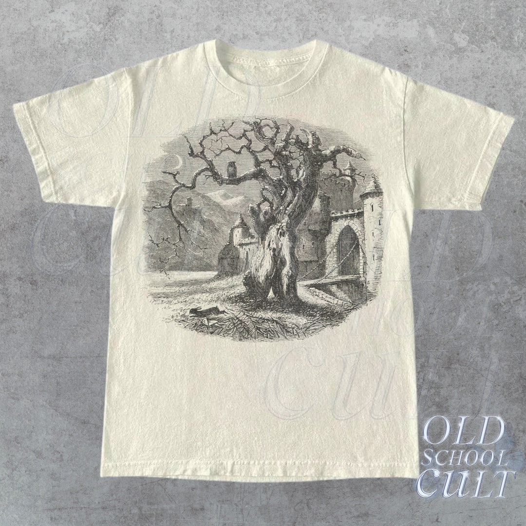 Vintage Gothic Dark Art T-shirt, Retro Gothic 90s Shirt, Horro Graphic ...