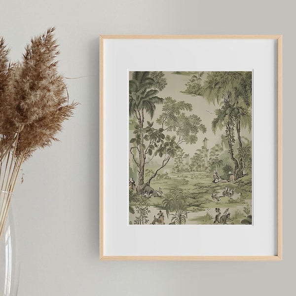 Green Toile - Etsy