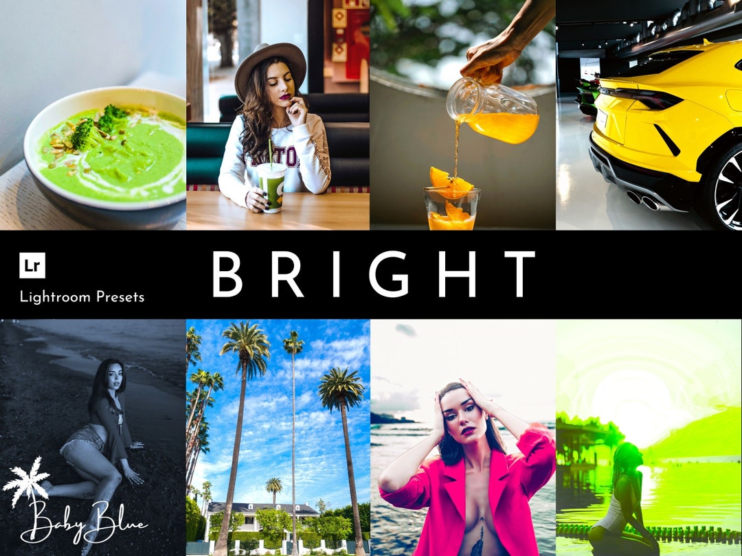 10 Lightroom Presets, BRIGHT, Influencer Filters, Lifestyle Presets ...