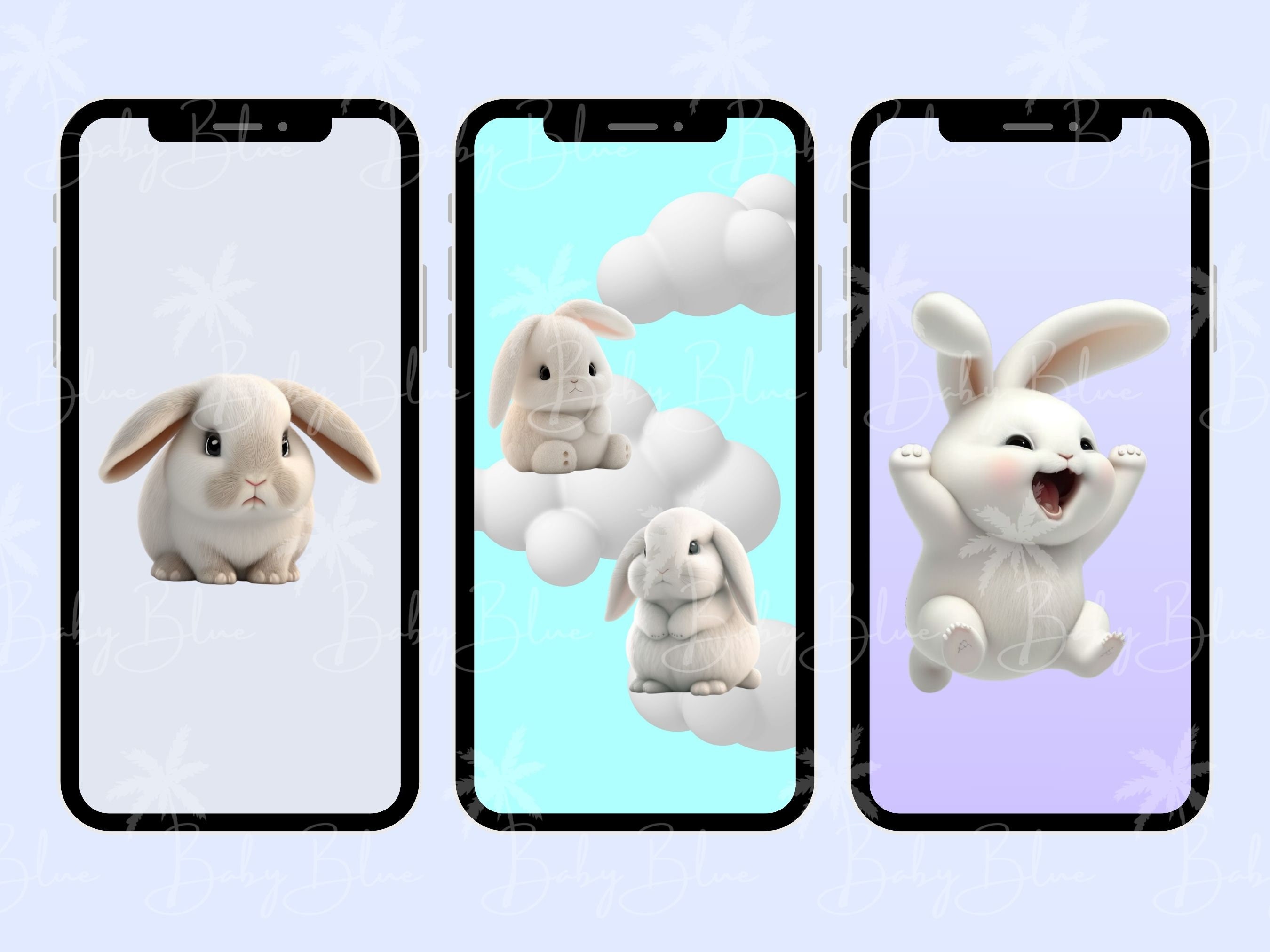 60 Bunny Instagram Stories Stickers, Cute Icons, Insta Story, PNG ...