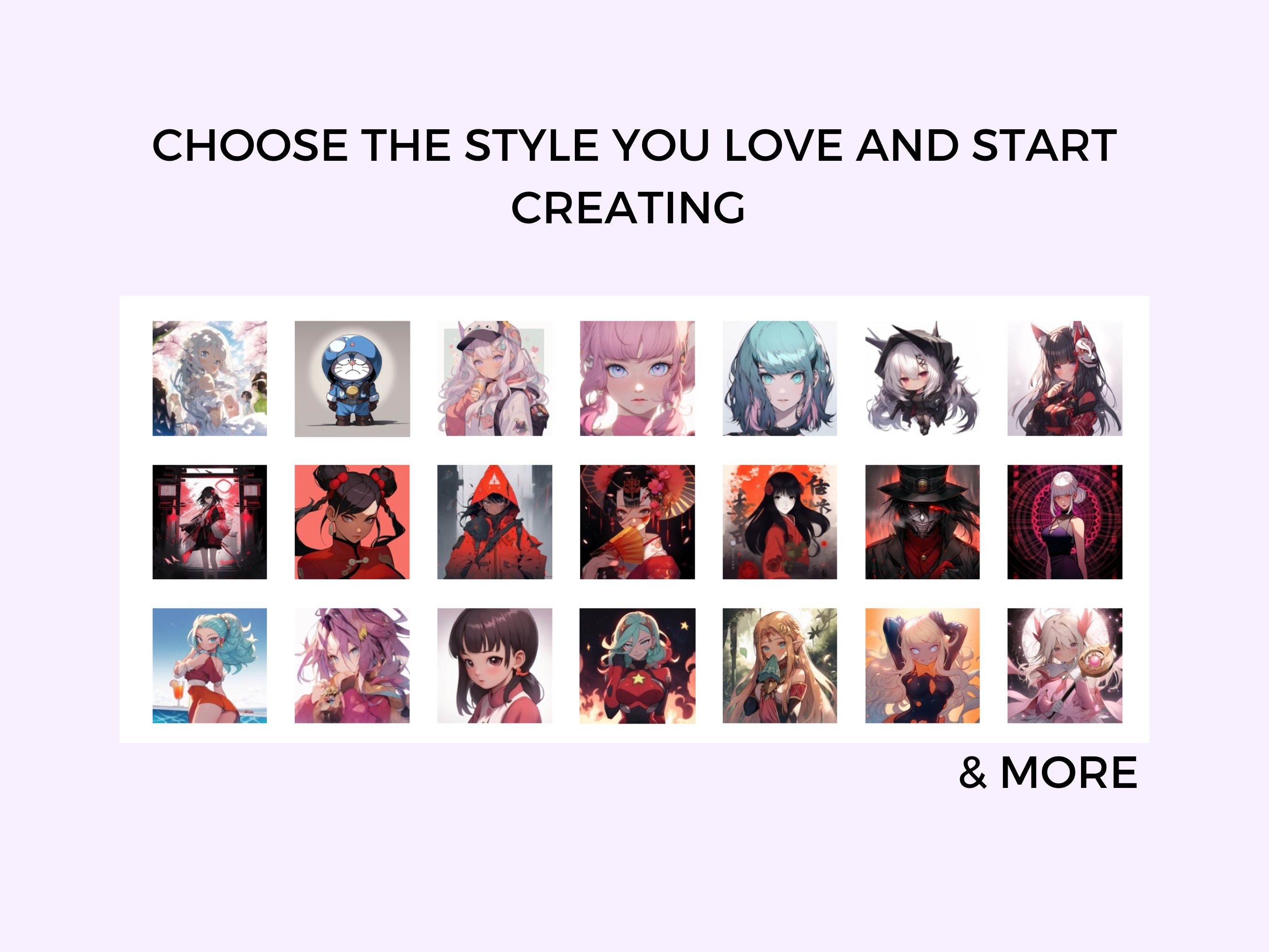200+ Anime Styles Guidebook for Midjourney, AI Image Generation, Master ...