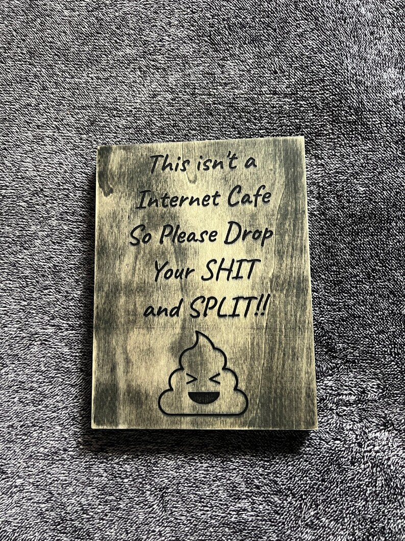 Whimsical Bathroom Sign - Etsy