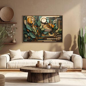 Abstract Nature Inspired Wood "look" Art Print, Beautiful Wood Textures ...