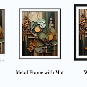 Botanical Print, Boho Wood Shapes Poster, Room Decor, Bedroom Art ...