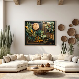 Wood Shapes, Earth Elements Botanical Print, Boho Poster, Room Decor ...