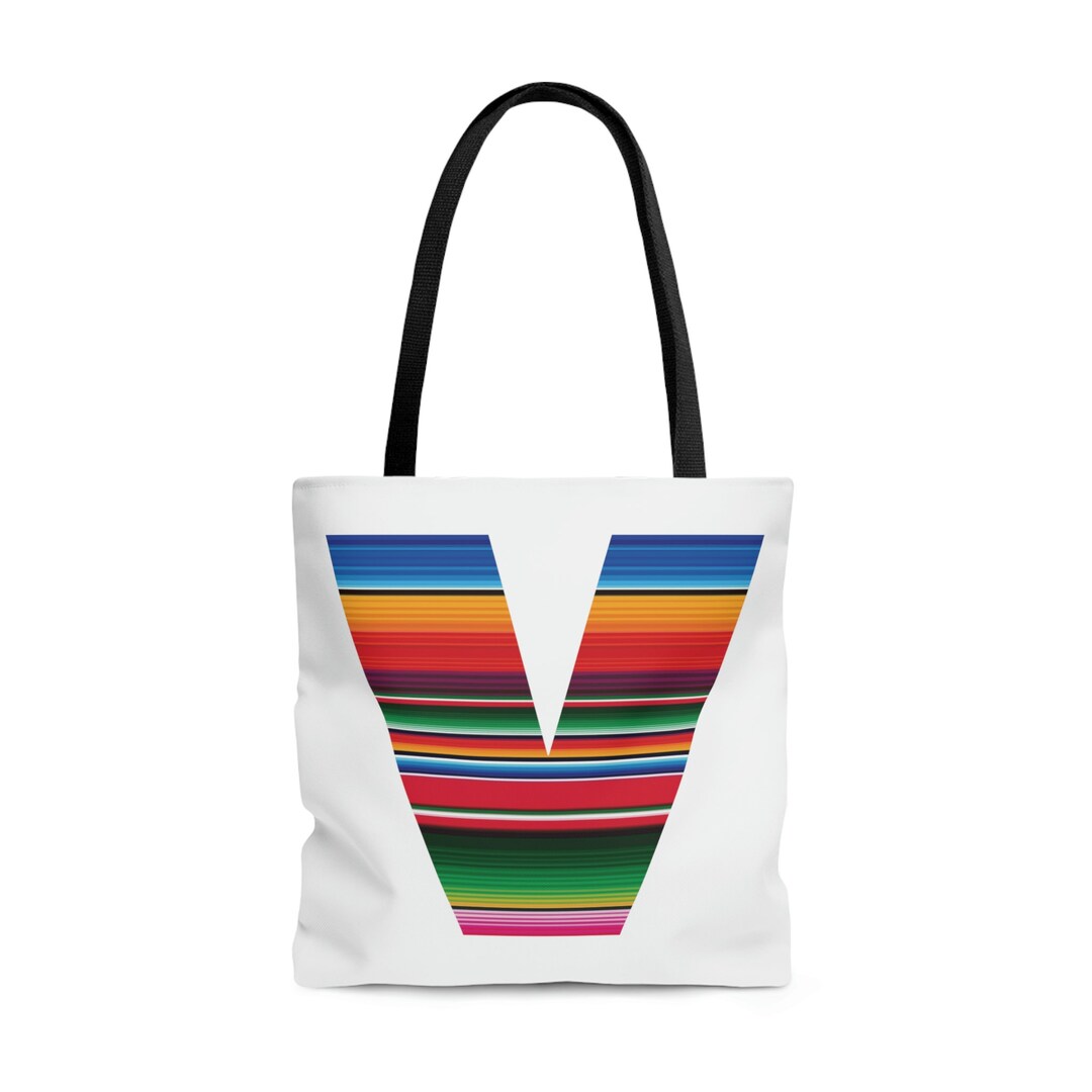 Letter V Tote Bag - Etsy