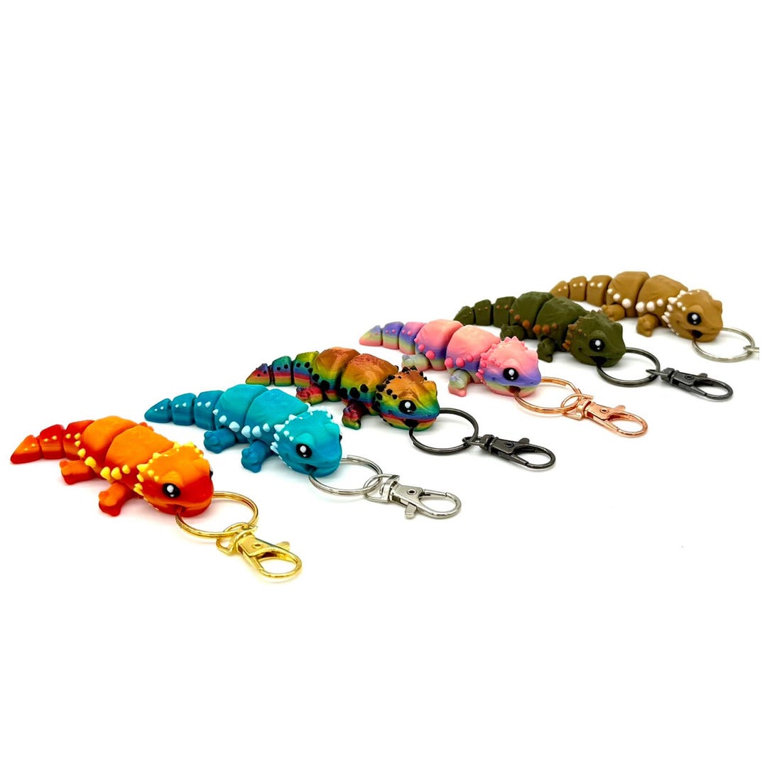 Keychain Bearded Dragon Charm – Reptile Lizard Gift, Cute Keychains ...