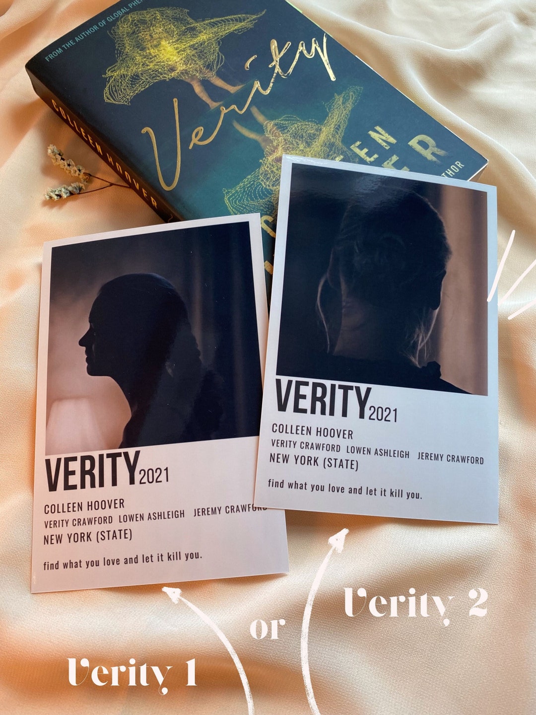 Verity Book Aesthetic Poster Book Polaroid Poster - Etsy