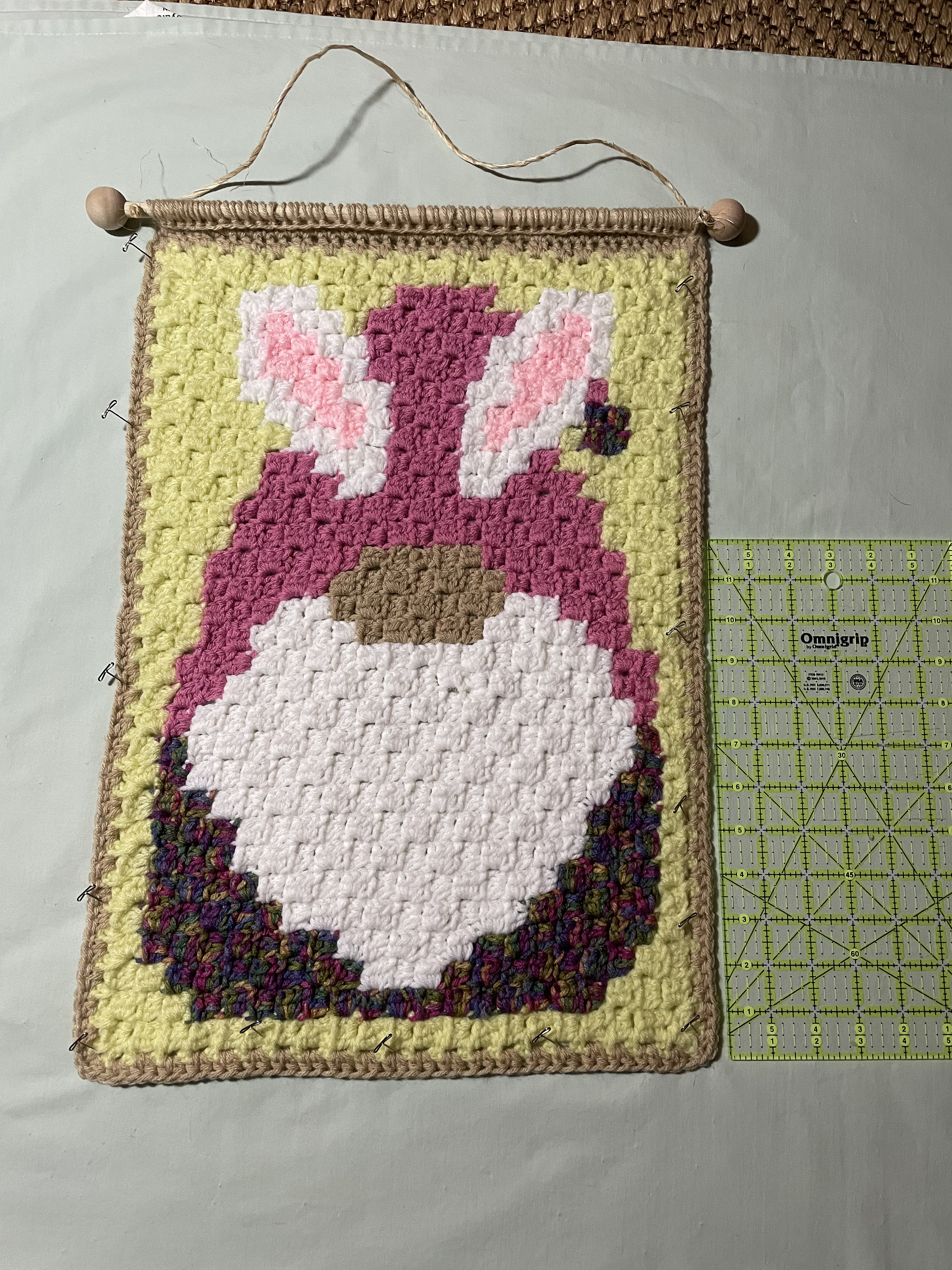 Spring Gnome Wall Hanging, Gnome Wall Decor, Gnome Door Hanging, Corner ...