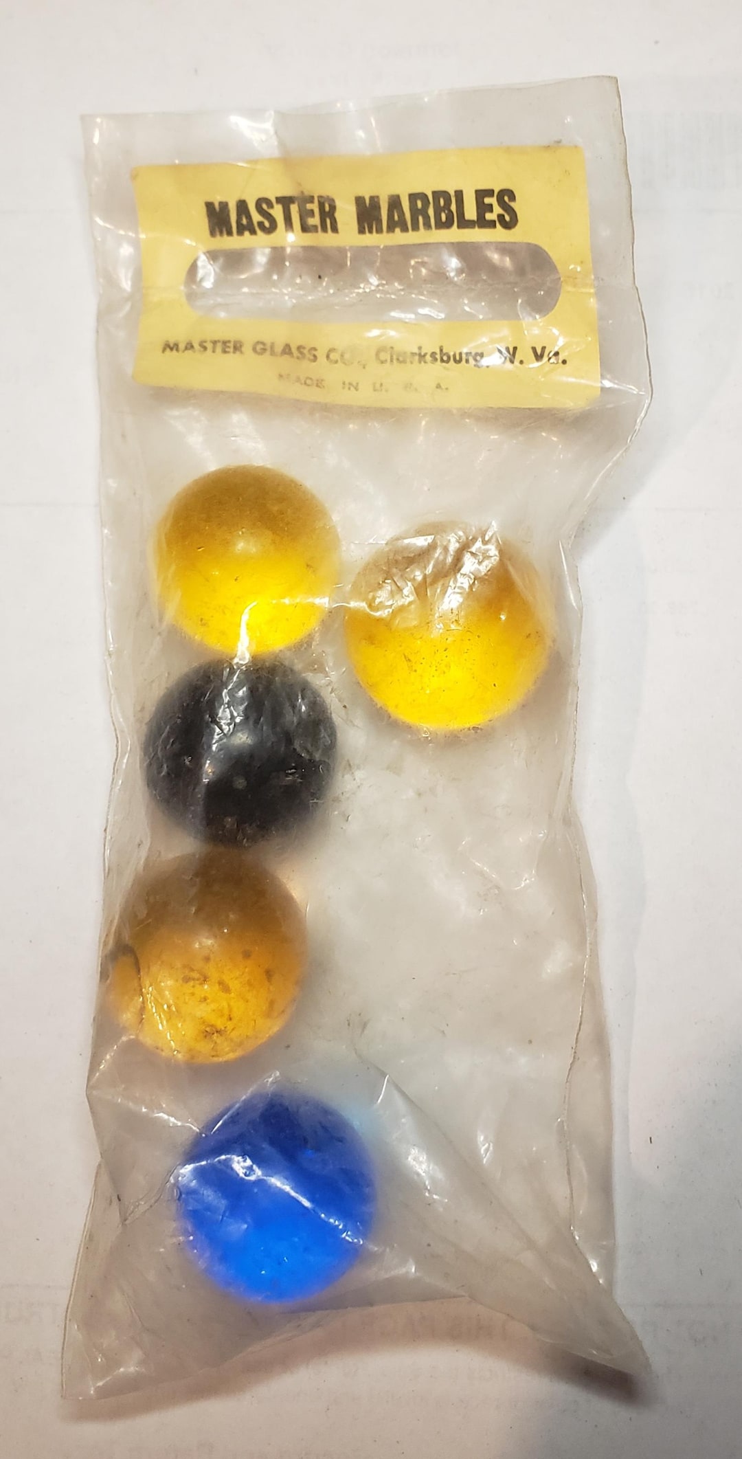 Vintage Sealed Bag of 5 Shooter Master Marbles - Etsy