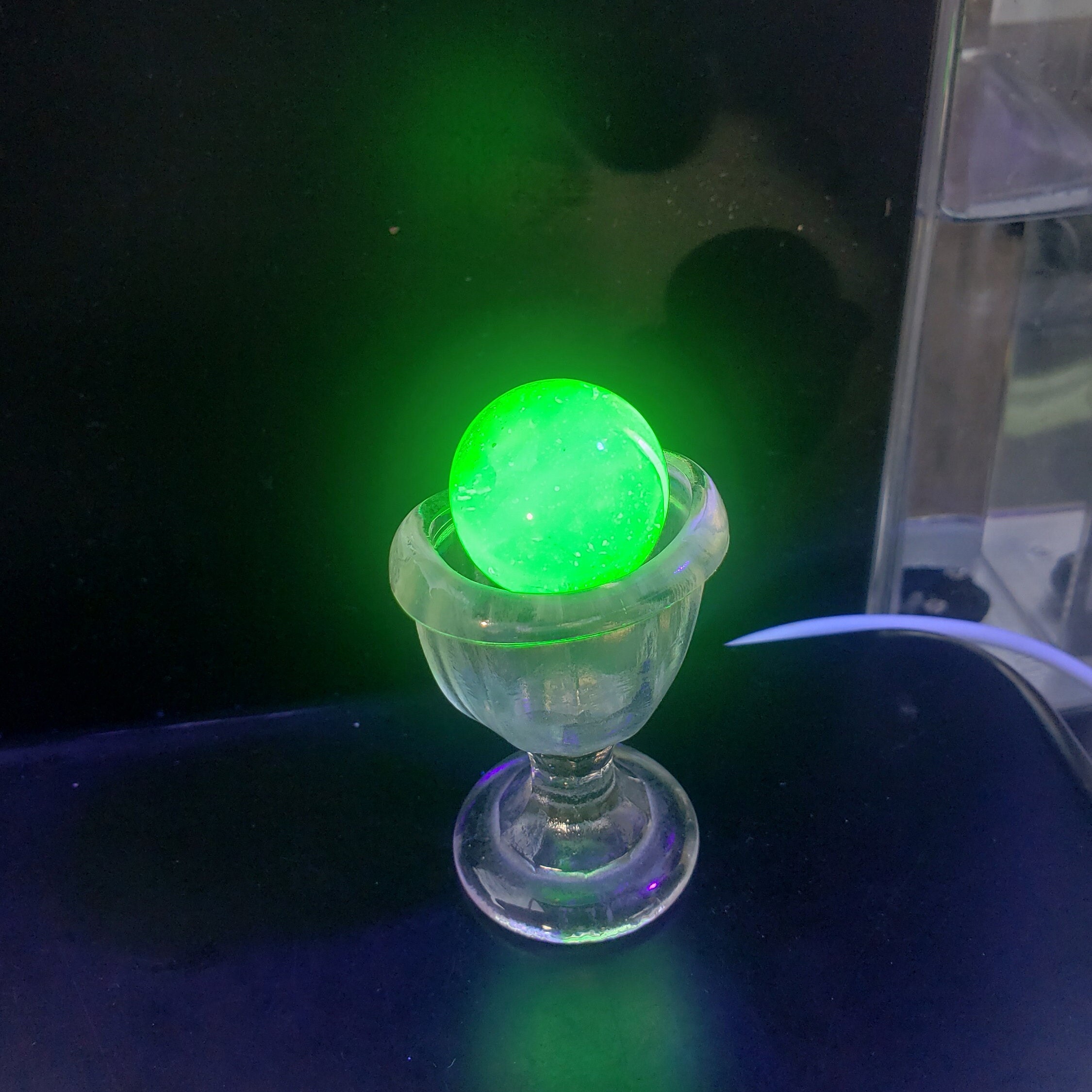 UV Reactive Glass Marble Shooter - Etsy