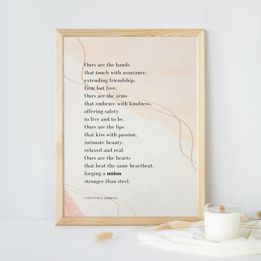 ARTWORK - DIGITAL DOWNLOAD - "union" Inspirational Print - Love Theme ...