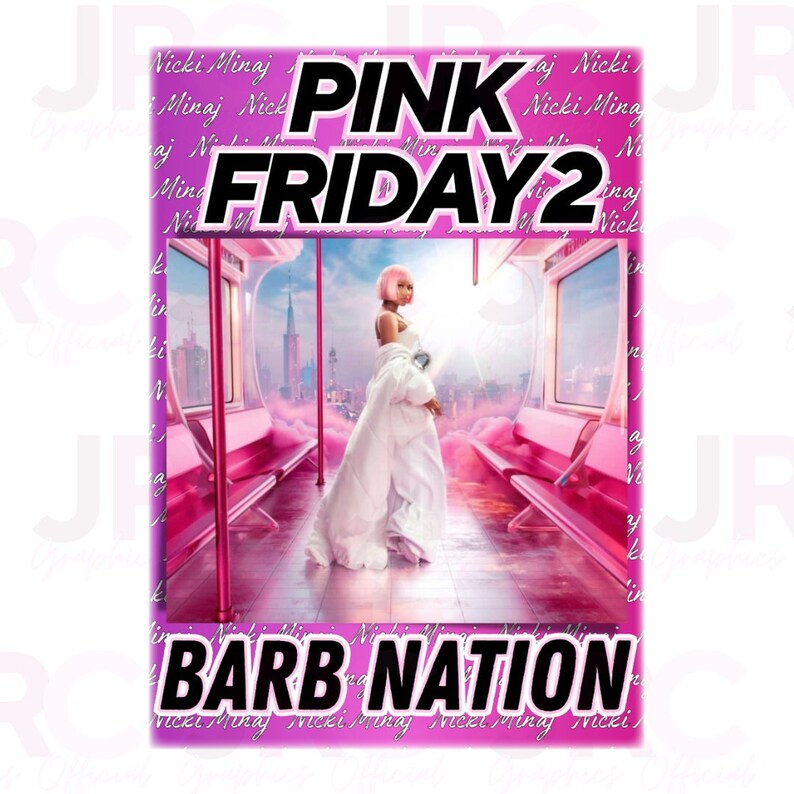 Nicki Minaj Pink Friday 2 Fan/concert T-shirt Design PNG - Etsy