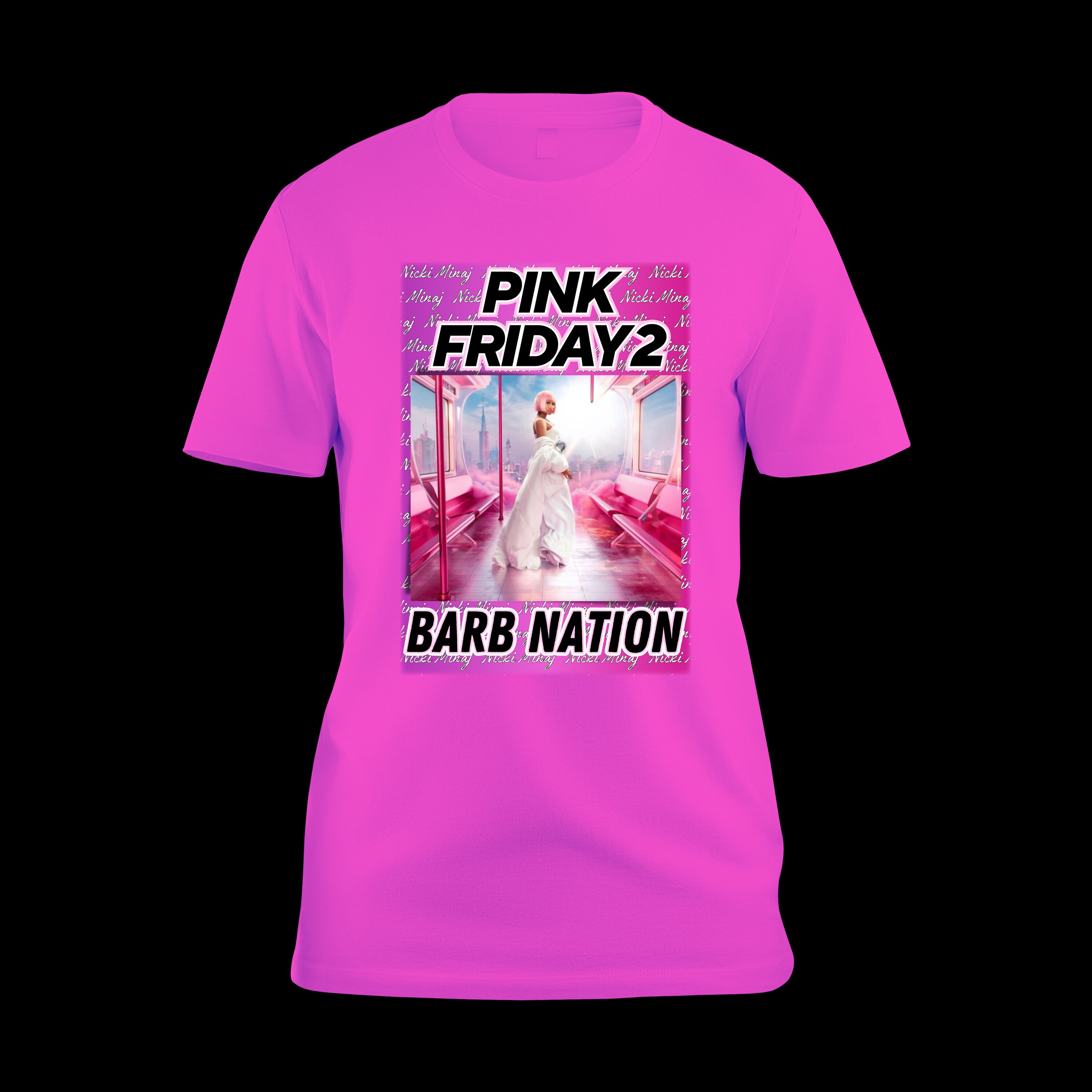 Nicki Minaj Pink Friday 2 Fan/concert T-shirt Design PNG - Etsy