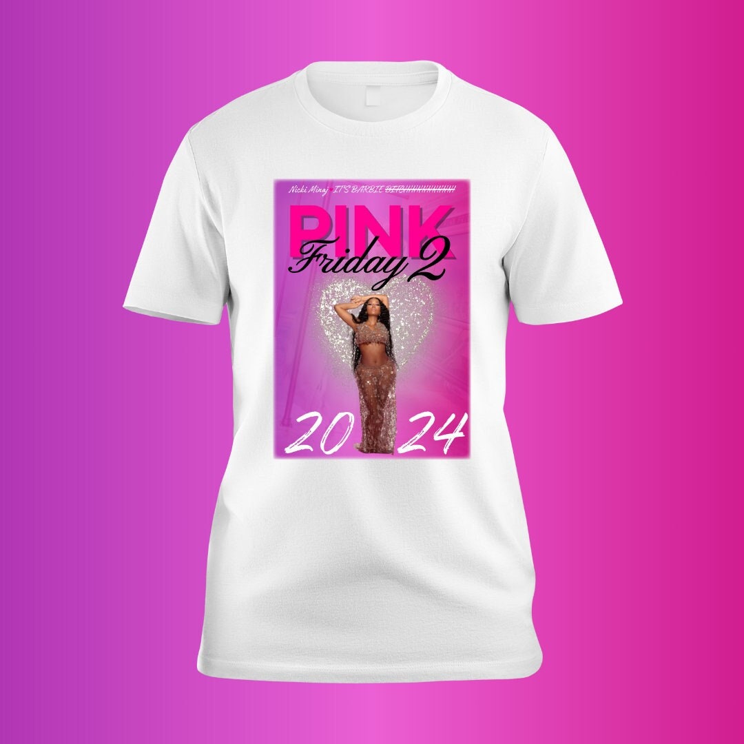 Nicki Minaj Pink Friday 2 Fan/concert T-shirt Front Design - Etsy