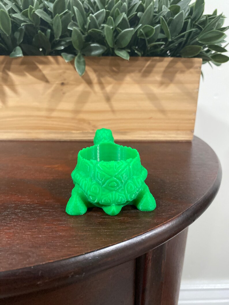 A 3D Printed Turtle Planter - Etsy
