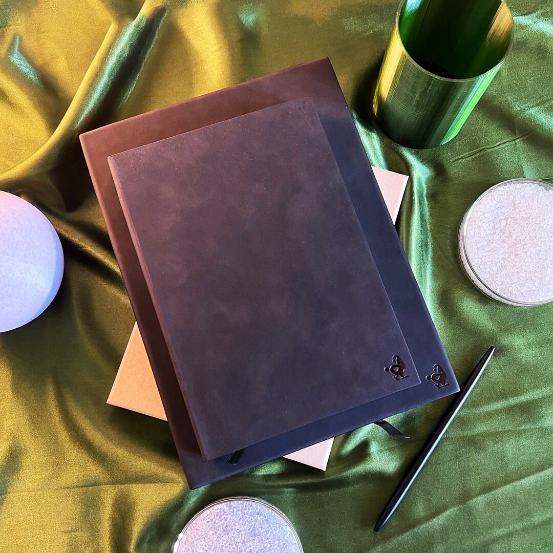 Premium Midnight Black A4 & A5 Sketchbook and Notebook Made From Bamboo ...