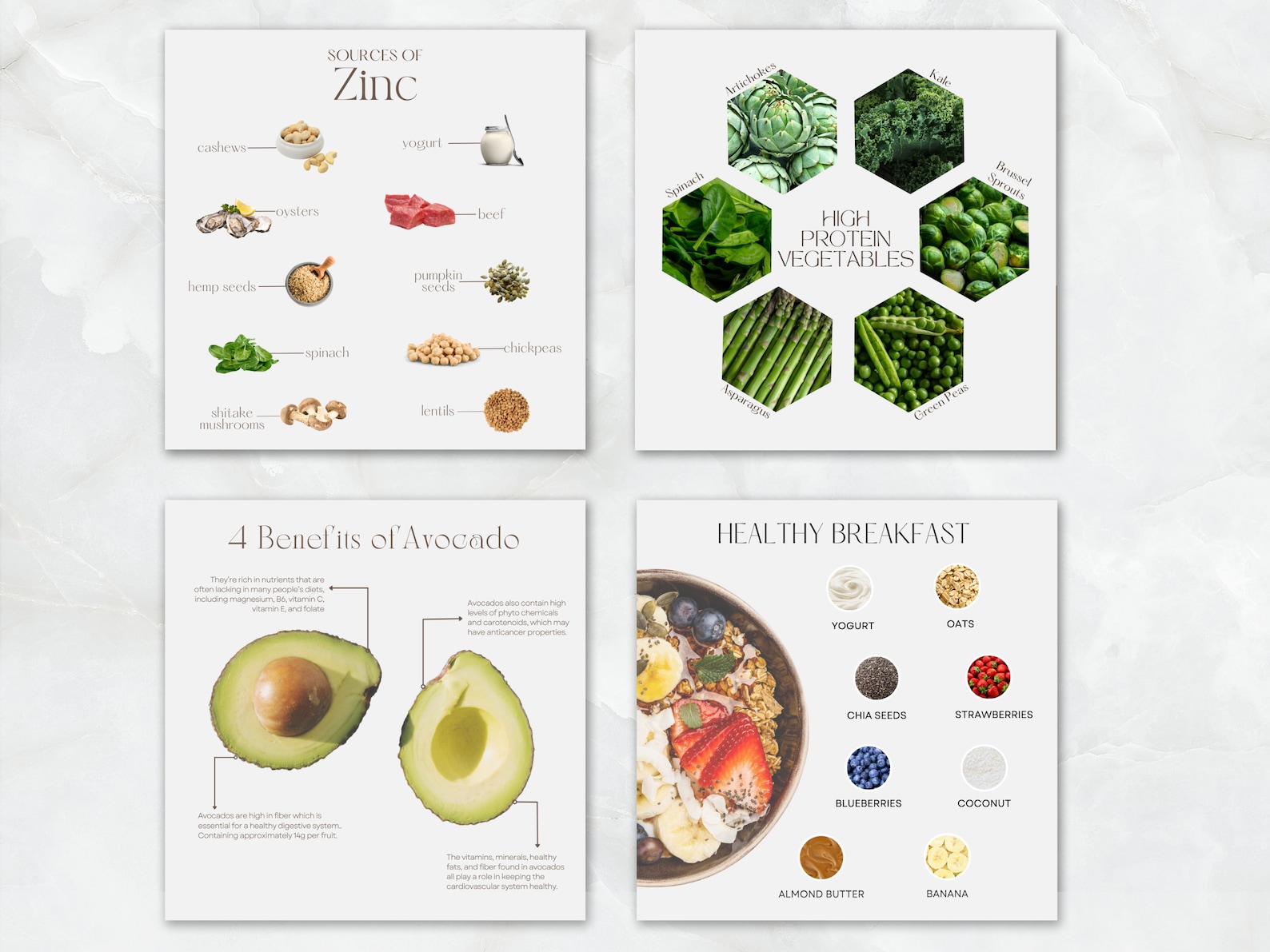 Nutrition Facts Instagram Post Templates: Canva Social Media Pack ...