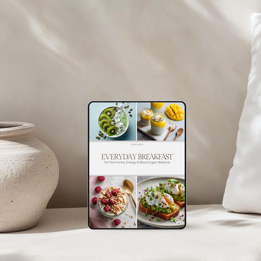 Healthy Breakfast Recipe Pack for Nutrition & Health Coaches | Editable ...